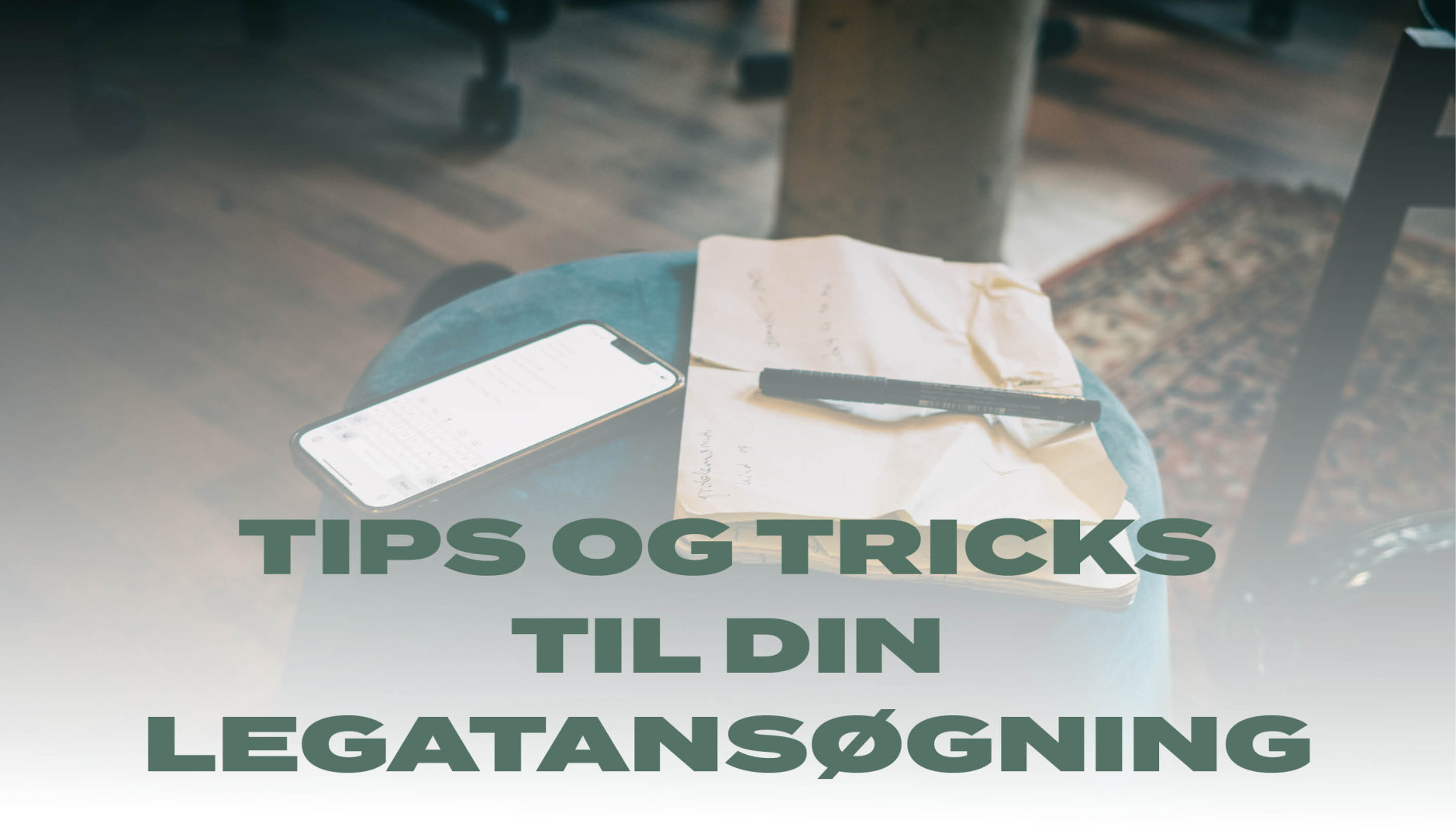 Tips til din legatansøgning Tips til din legatansøgning